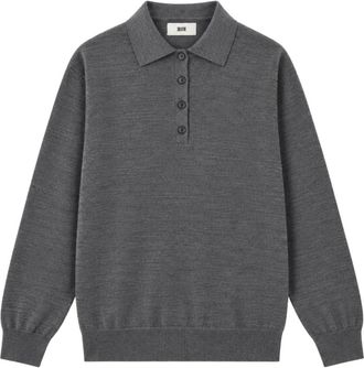 SOLOTRE Pull &agrave; col rond - Femme - Pulls - Gris - Taille: 40 FR