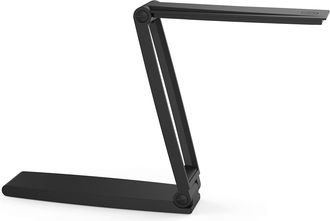 Maul Akku LED-Leuchte MAULzed, mobile Lampe in Schwarz, faltbar, dimmbar, 2040 Lux, warmweiß