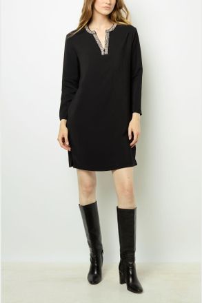 Gerard Darel Robe courte au col bijou - STERNA - Noir