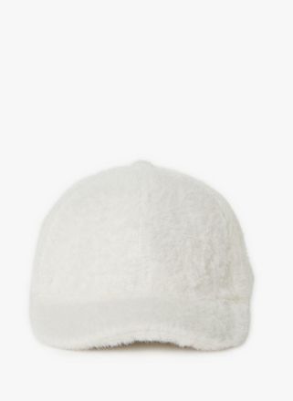 Au Printemps Paris Casquette en fausse fourrure