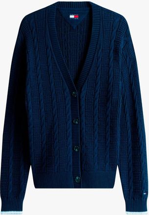 Tommy Hilfiger Cardigan en maille torsad&eacute;e