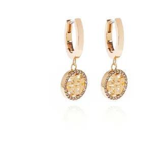 Tory Burch Femme, Accessoires, Jaune, Taille: ONE Size Boucles doreilles cr&eacute;oles Miller