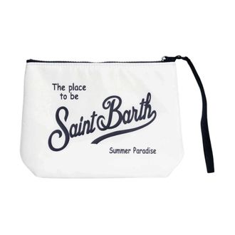MC2 Saint Barth Homme, Sacs, Blanc, Taille: ONE Size Aline Nylon Classic Pochette