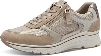 Tamaris Baskets pour Femmes 1-23739-44, Pointure:40 EU, La Couleur:Beige