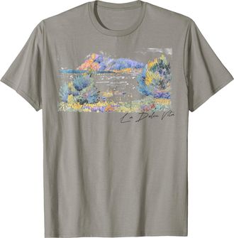 Trendy Apparel La Dolce Vita Henri Edmond Cross Watercolor T-Shirt