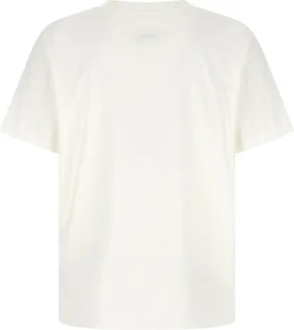 Maison Margiela Logo-Printed Cotton Jersey T-Shirt - White