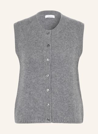 Darling Harbour Darling Harbour Strickweste Aus Cashmere grau