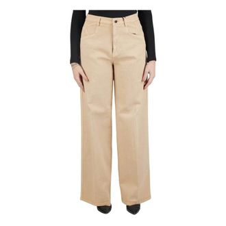 Kiton Jeans Regular Solid 100% Handgefertigt - - Trousers - Damen - Beige - S
