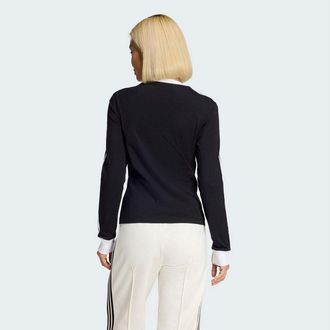 adidas Originals Langarmshirt 3-STREIFEN LANG&Auml;RMLIGES, SCHMAL GESCHNITTEN