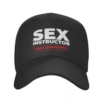Generic Casquette de baseball personnalis&eacute;e pour instructeur sexuel - Protection solaire - Pour homme et femme - Chapeau de camionneur r&eacute;glable - Cadeau de pr