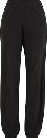 Urban Classics Ladies Jacquard Velvet Sweatpants Black, S