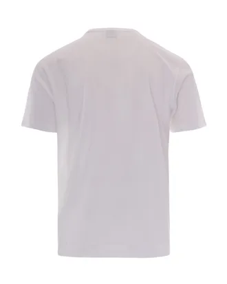 HUGO BOSS Mens T-Shirt White Lyocell T-Shirts And Polos