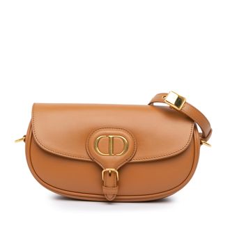 Dior Tan Leather East West Bobby Bag