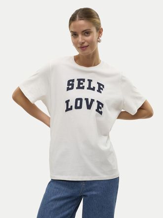 Vero Moda T-Shirt Halle 10321318 Weiß Loose Fit