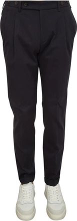Berwich Barber Lange Hose - - Trousers - Herren - Blau - L
