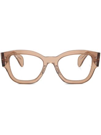 Ray-Ban Jorge Brille mit eckigem Gestell - Braun