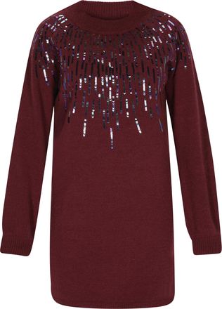 Faina Kleid Damen Pflaume