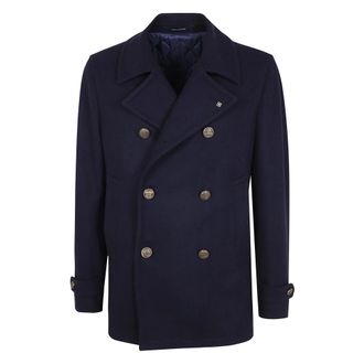 Tagliatore Double-Breasted Coats - - Coats - Herren - Blau - M