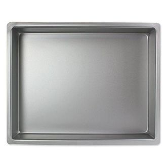 PME Moule à Gâteau Rectangulaire en Aluminium, Argent, 304 mm x 381 x 51 mm de Profondeur, 30 x 38 x 5 cm