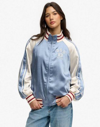 Superdry veste de surv&ecirc;tement Suika bleu tidal