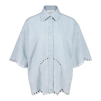 Zimmermann Femme, Blouses et Chemises, Bleu, Taille: 38 FR Chemises
