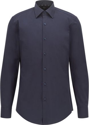 HUGO BOSS Hemd mit Stretchanteil, Slim Fit in