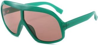 Generic Lunettes De Soleil Sport À Grande Monture For Hommes Plein Air For Femmes For La Conduite Et Le Shopping(Green)
