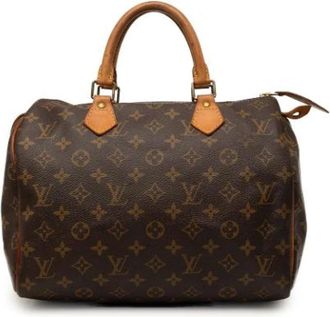 Louis Vuitton Pre-owned Speedy 30 - Femme - Pre-owned - Brun - Taille: ONE Size