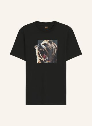 HUGO BOSS T-Shirt Te_Dobermann schwarz