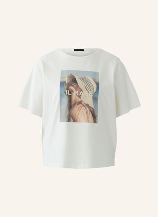 Oui T-Shirt weiss