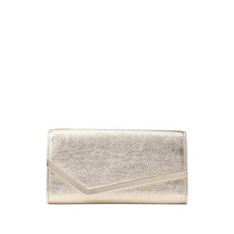 Jimmy Choo London Emmie Brilliance Fabric Clutch - - Bags - Damen - Grau - ONE SIZE