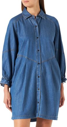 HUGO BOSS Womens Krizia Dress, Dark Blue401, 32