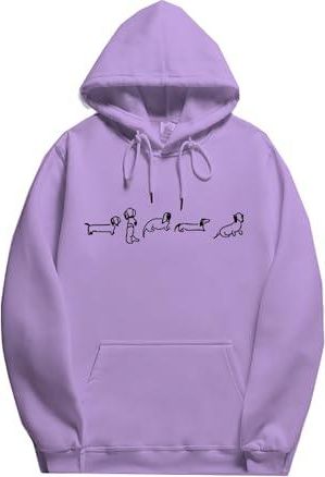 Generic Sweat-shirt surdimensionn&eacute; pour femme - Sweat &agrave; capuche &agrave; manches longues - Pull vintage Harajuku Streetwear - Veste &agrave; capuche 2026 - Automne - Hiver 