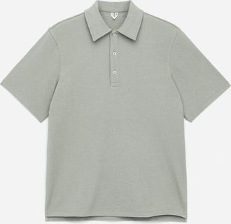 Arket Kurz&auml;rmliges Polohemd -T&uuml;rkis