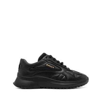 Bally Leather Sneakers - - Shoes - Herren - Schwarzk - 40 EU