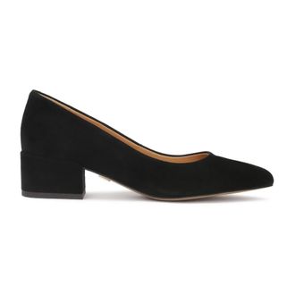 Kazar Schwarze Wildleder-Low-Stiletto-Pumps - - Shoes - Damen - Schwarzk - 36 EU