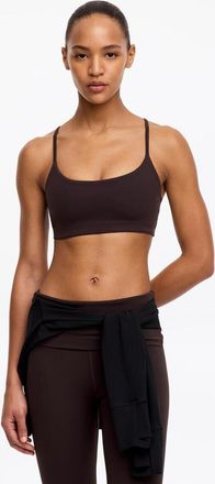 Arket Sport-BH Aus Weichem Stretchmaterial -Braun