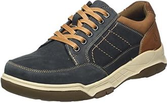 Hush Puppies Finley, Basket Homme, Bleu Marine Navy, 45 EU