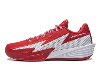 Li-Ning M&auml;nner D&auml;mpfend Hochelastisch Professionelle Basketball-Court-Schuh Wade Flash 2 Rot/Standardwei&szlig; EU 43