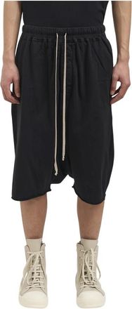 Rick Owens Homme, Shorts, Noir, Taille: M Bermuda Drawstring Pods