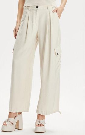 Max & Co. Stoffhose Corvino 2416131072200 Beige Wide Leg