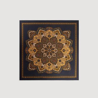 Sandro Seidenhalstuch mit Bandana-Muster