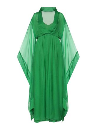 Alberta Ferretti Maxi Robe - Vert