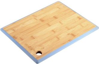 KESPER | Schneidbrett, Material: Bambus, Maße: 35 x 26 x 1,5 cm, Farbe: Braun, Blau | 58282
