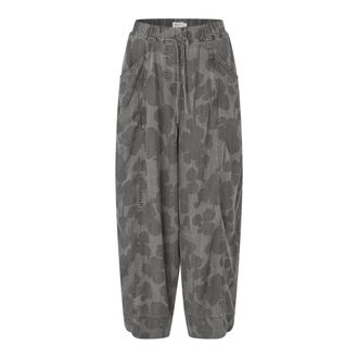 Masai Maphenyo Pantalon Barrel - Femme - Pantalons - Gris - Taille: 44 FR
