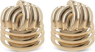 Self Portrait boucles doreilles créoles à design noué