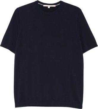 Hindustrie Homme, Pulls, Bleu, Taille: XL Tricot &agrave; col rond