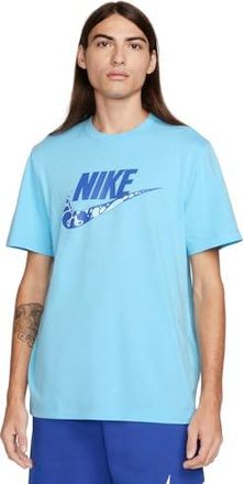 Nike Nike M NSW Tee 12mo Futura Sp24 Haut, Aquarius Blue, s Hommes