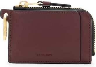AllSaints Remy - Geldbörse in Dunkelrot