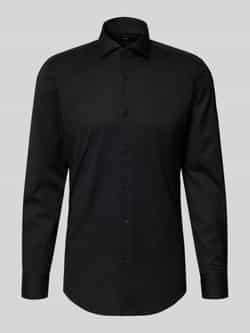 HUGO BOSS Slim Fit Businesshemd aus reiner Baumwolle Modell H-HANK-SP